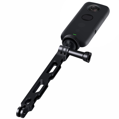 加长杆insta360oner Action6/5pro全景头盔隐形铝合金臂x2骑行配件gopro延长杆gopro hero13/12/11/10/9配件