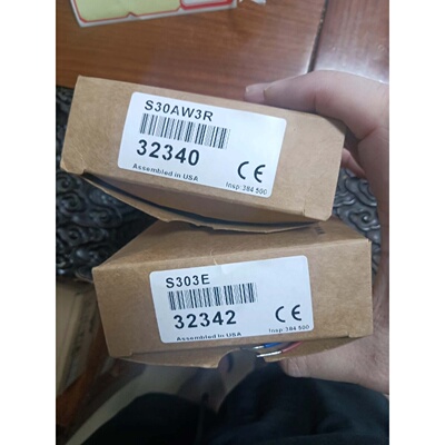 询价下单美国邦纳传感器S30AW3R和S303E，全新原装正品。型号