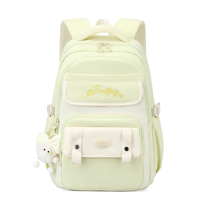 时尚轻便减压书包女高中生大容量