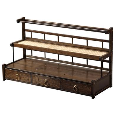 【茶桌收纳神器】桌面小型博古架