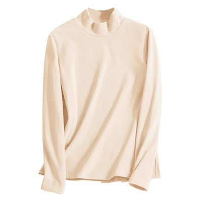 都市丽人绒德打底衫半高领上衣