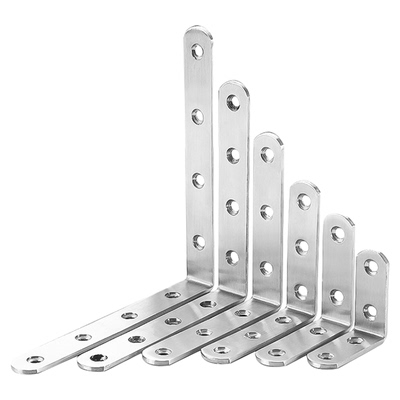 201不锈钢角码90度直角三角铁支架l型连接件片层板托加固定器五金