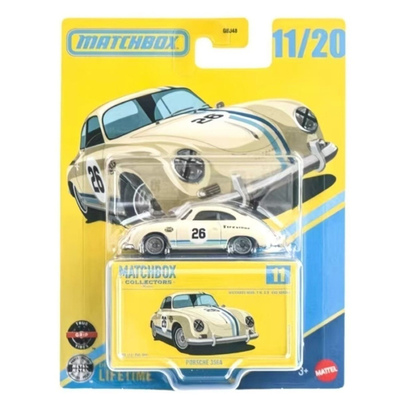 火柴盒Matchbox收藏家合金小车模型胶胎GBJ48保时捷克尔维特道奇