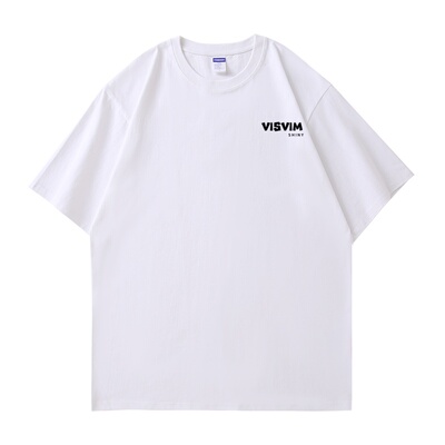VISVIM SHINY潮牌重磅纯棉短袖T恤男夏季宽松半袖圆领打底衫上衣