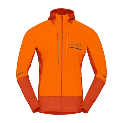 NORRONA senja Polartec Alpha 男子 森雅 休闲通勤 透气连帽开衫