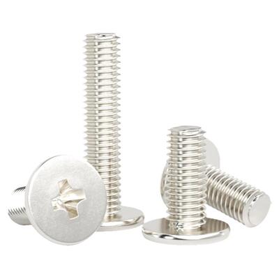 镀镍十字大平头螺丝薄头电脑脚垫螺丝钉M2.5 M4M3M2*4x5x6x8x10mm