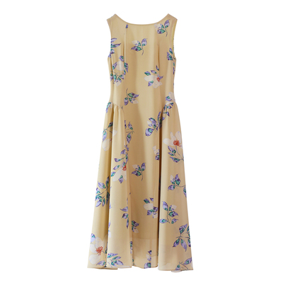 reformation法式无袖收腰连衣裙