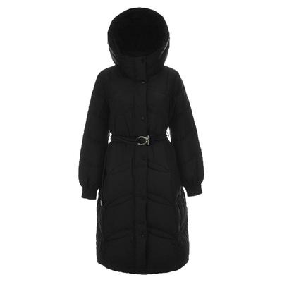 优雅宽松加长款鸭绒羽绒服