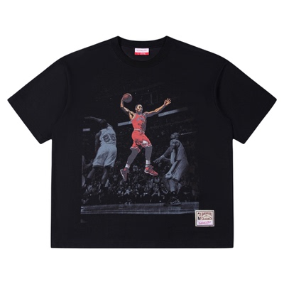 罗斯球衣退役暴扣瞬间印花短袖T