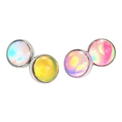 钛合金超闪滴油耳钉小众甜美唇钉