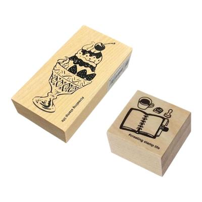 日本冰淇淋木头印章KODOMO日历印