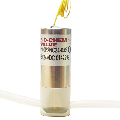 全新美国百柯BIO-CHEM VALVE电磁夹管阀100P2NC24-05S医用挤管阀