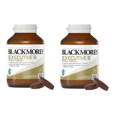 Blackmores澳佳宝维生素B营养膳食补充剂160片*2瓶复合b族维生素