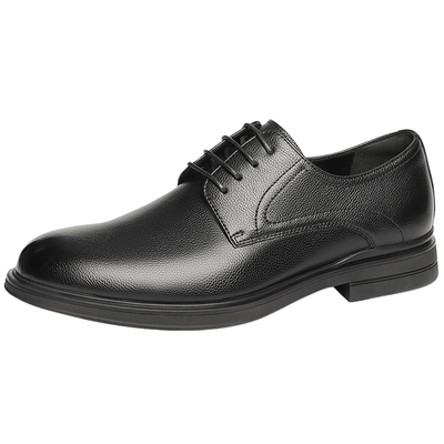 森达商务皮鞋男士春新商场同款职业通勤正装牛皮德比皮鞋K4Y02AM5