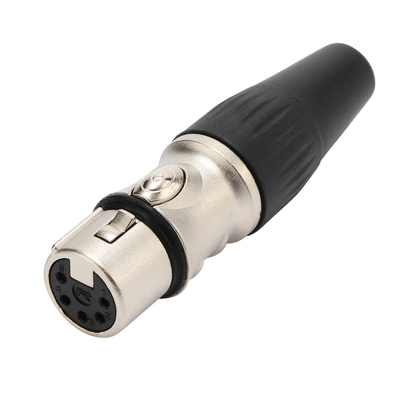 REAN五芯卡侬公母头黑色镀金