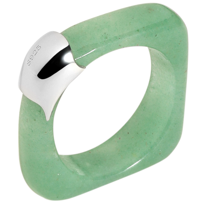 离岛空气东陵玉戒指女新中式尾戒