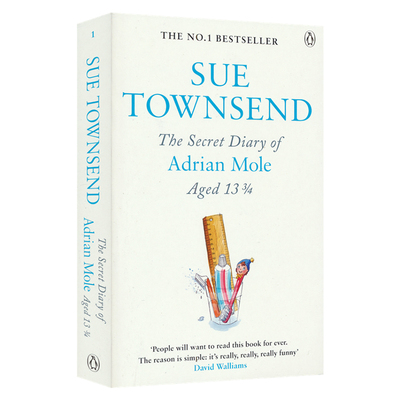 The Secret Diary of Adrian Mole, Aged 13¾ Sue Townsend 少年阿莫的秘密日记 章节小说 英文原版进口儿童图书