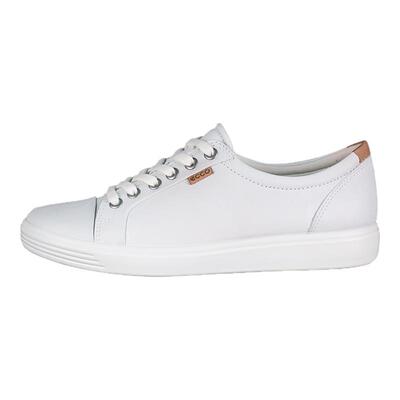 Ecco爱步牛皮女板休闲鞋