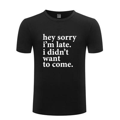 纯棉短袖T恤sorryimlate