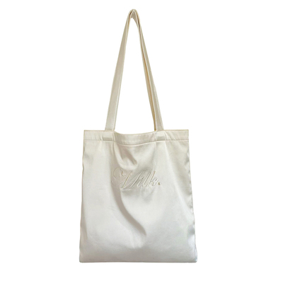 慵懒风帆布刺绣小清新百搭托特包