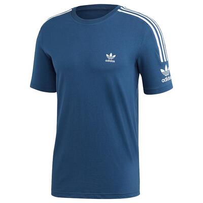Adidas/阿迪达斯正品三叶草男子圆领休闲运动短袖T恤 FM3798