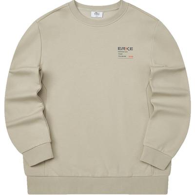 erke/鸿星尔克加绒卫衣男