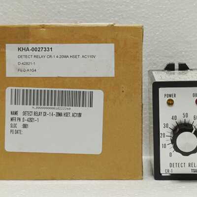 TSURUGA CR-1 Detect Relay D-42821-1 AC110V DC 4-20mA Process