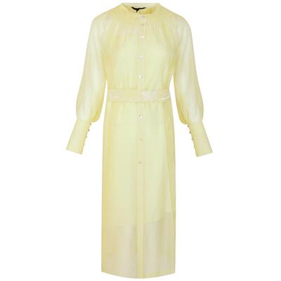 粉蓝衣橱商场同款2025秋冬装双色诗笺东方感雅致轻盈气场连衣裙女