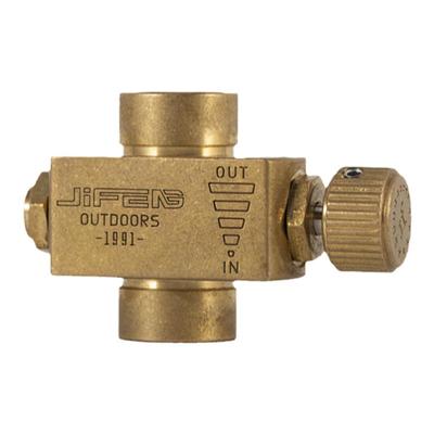 泄压充气阀纯铜扁气罐对充户外