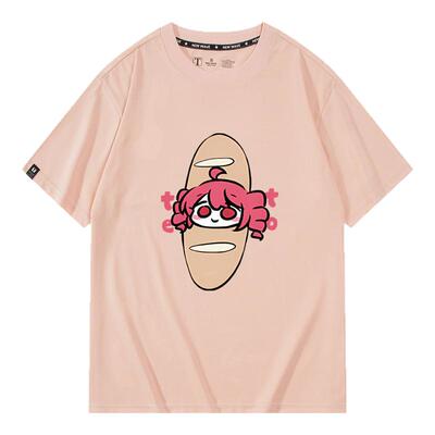 休闲宽松纯棉情侣短袖