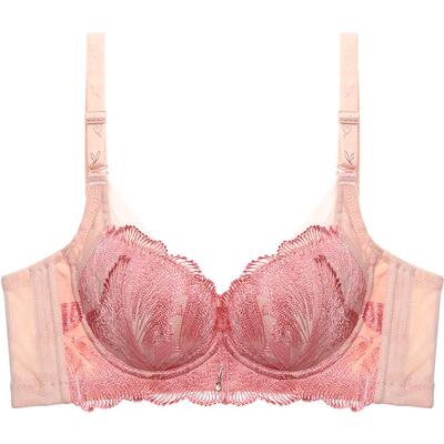 舒适上托聚拢调整型内衣女薄款