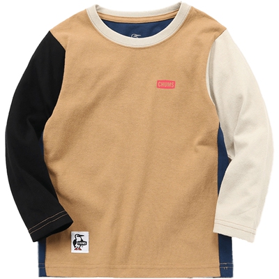 CHUMS洽洽鸟户外T恤儿童长袖