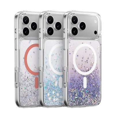 适用苹果17promax流沙手机壳