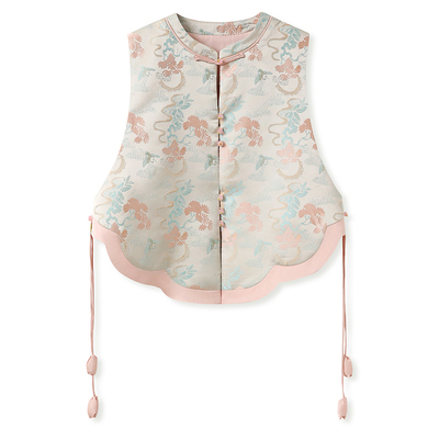 国风高端气质款轻奢高级感马甲女