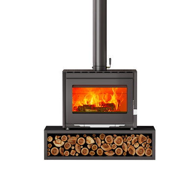 壁炉真火木柴燃木壁炉取暖制热