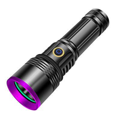 伍德氏紫光灯鉴定专用猫藓古董防伪验汽车改色膜验钞紫外线手电筒