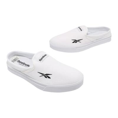 Reebok锐步一脚蹬懒人小白鞋