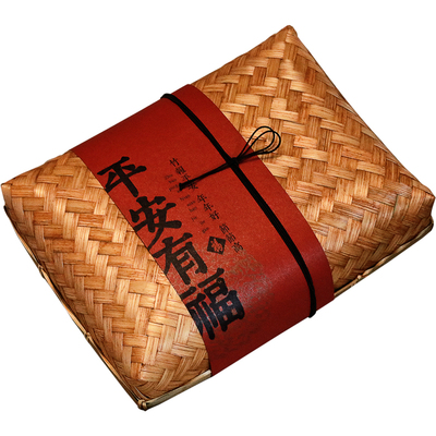 竹编礼盒装海南醇香兰贵人乌龙茶