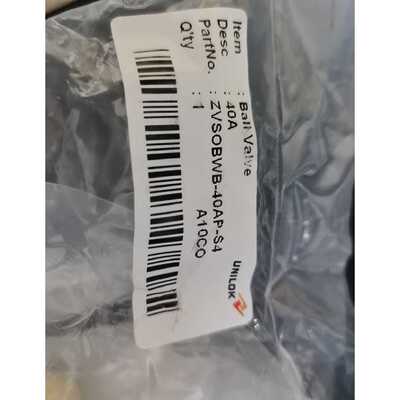 议价UNILOK焊接球阀 40A  316L BA 全新原装