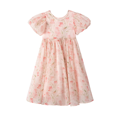 OPCP女童连衣裙雪纺公主裙