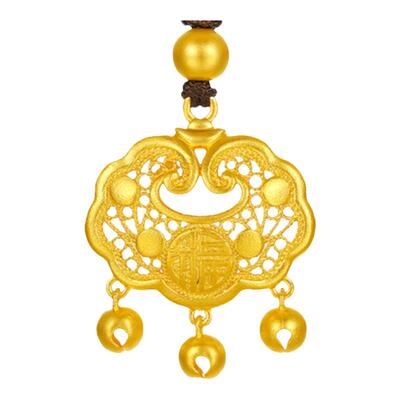 长命锁包项链福字祥云平安锁宝宝