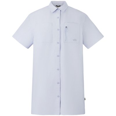 北面防风防泼水衬衫连衣裙