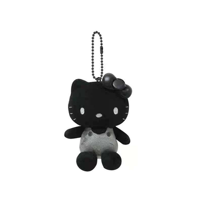 黑皮hellokitty黑白炭黑包包挂件
