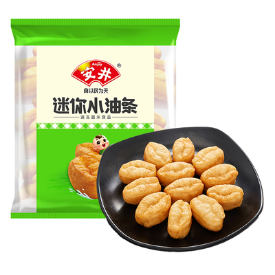 【79元选5件】安井 迷你小油条500g火锅麻辣烫食材无需油炸耐煮泡