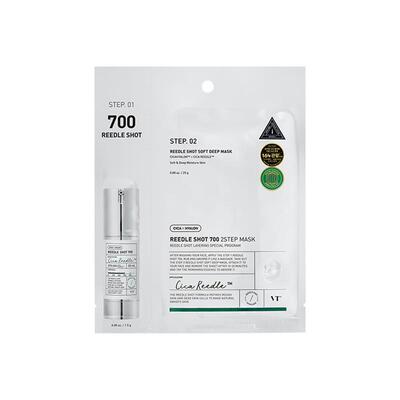 VT微晶700焕颜二部曲面膜精华补水保湿维稳促渗修护换季舒缓1片装