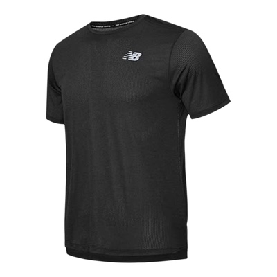 New Balance/NB正品夏季新款男子运动训练透气短袖T恤AMT21262-BK
