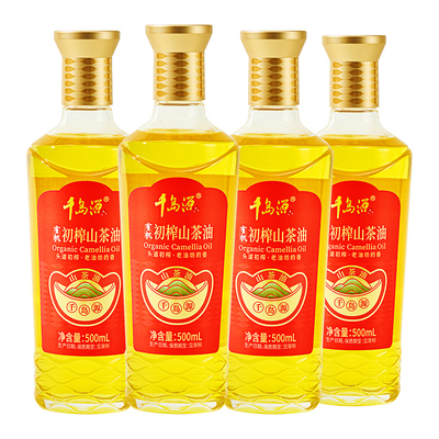千岛源有机初榨茶油零反式脂肪酸