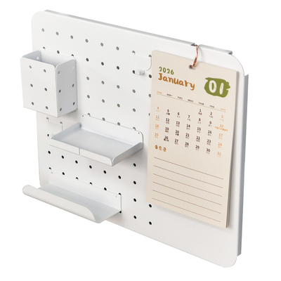 免钉金属桌面收纳架多功能洞洞板