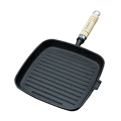 【九鼎铸匠】无涂层铸铁牛排煎锅