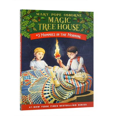 【现货】神奇树屋3 英文原版 木乃伊之谜 Magic Tree House No. 3 Mummies in the Morning 进口儿童英语章节书 少儿经典冒险小说